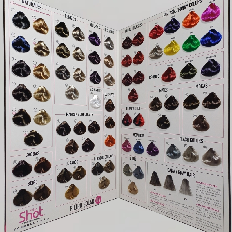 Carta de Color - Kolor Shot - Multiproductos Cayrogt